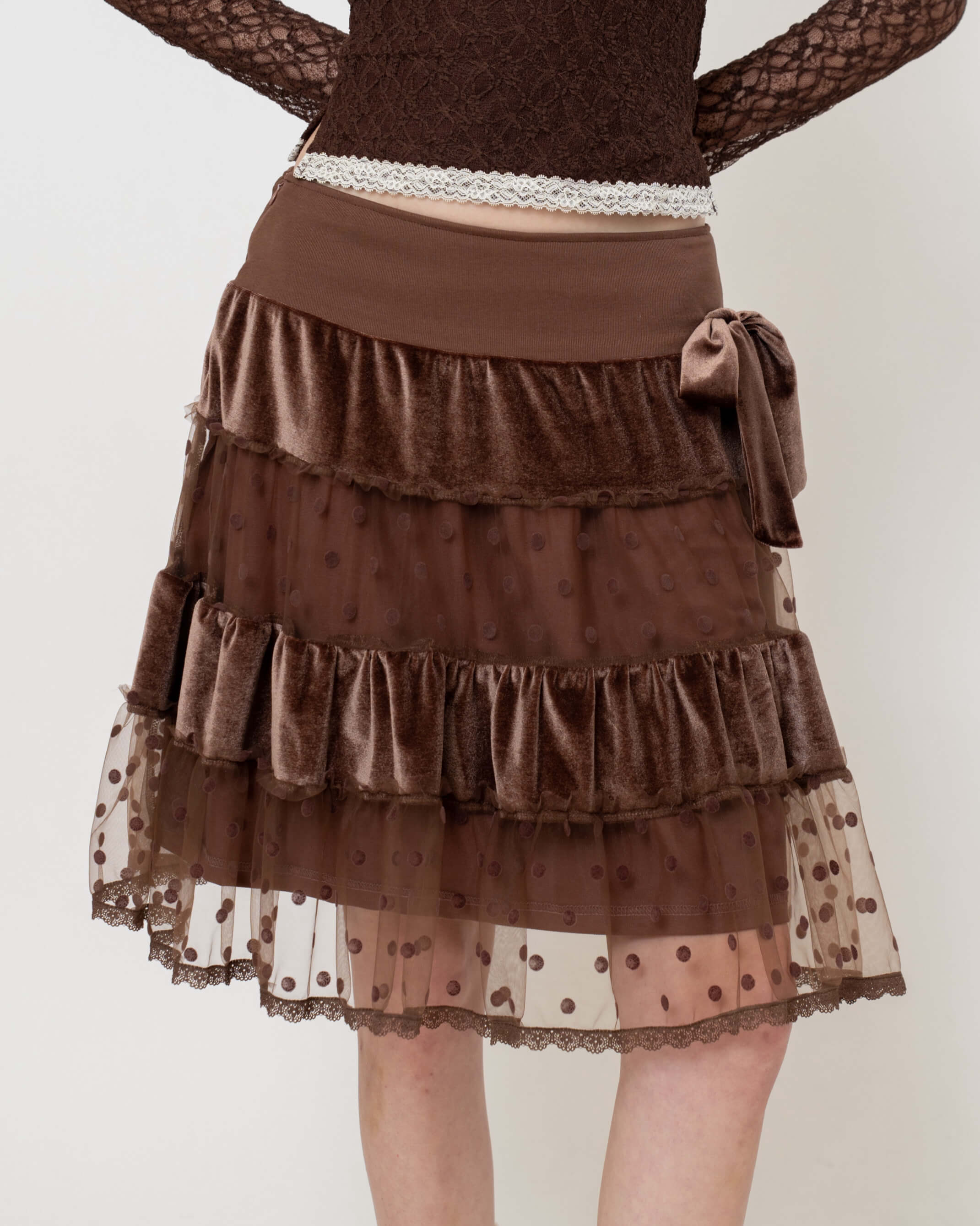 Mocha Midi Skirt– Chérie Lou